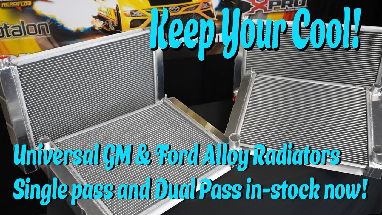 Universal GM & Ford Alloy Radiators - YouTube