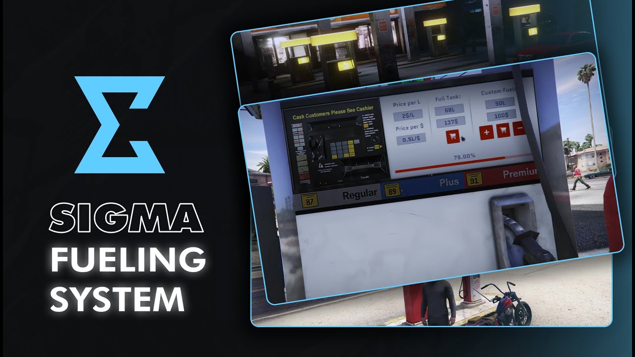 sigmaFuel - Fivem Advanced Fueling System | Sigma Development - YouTube