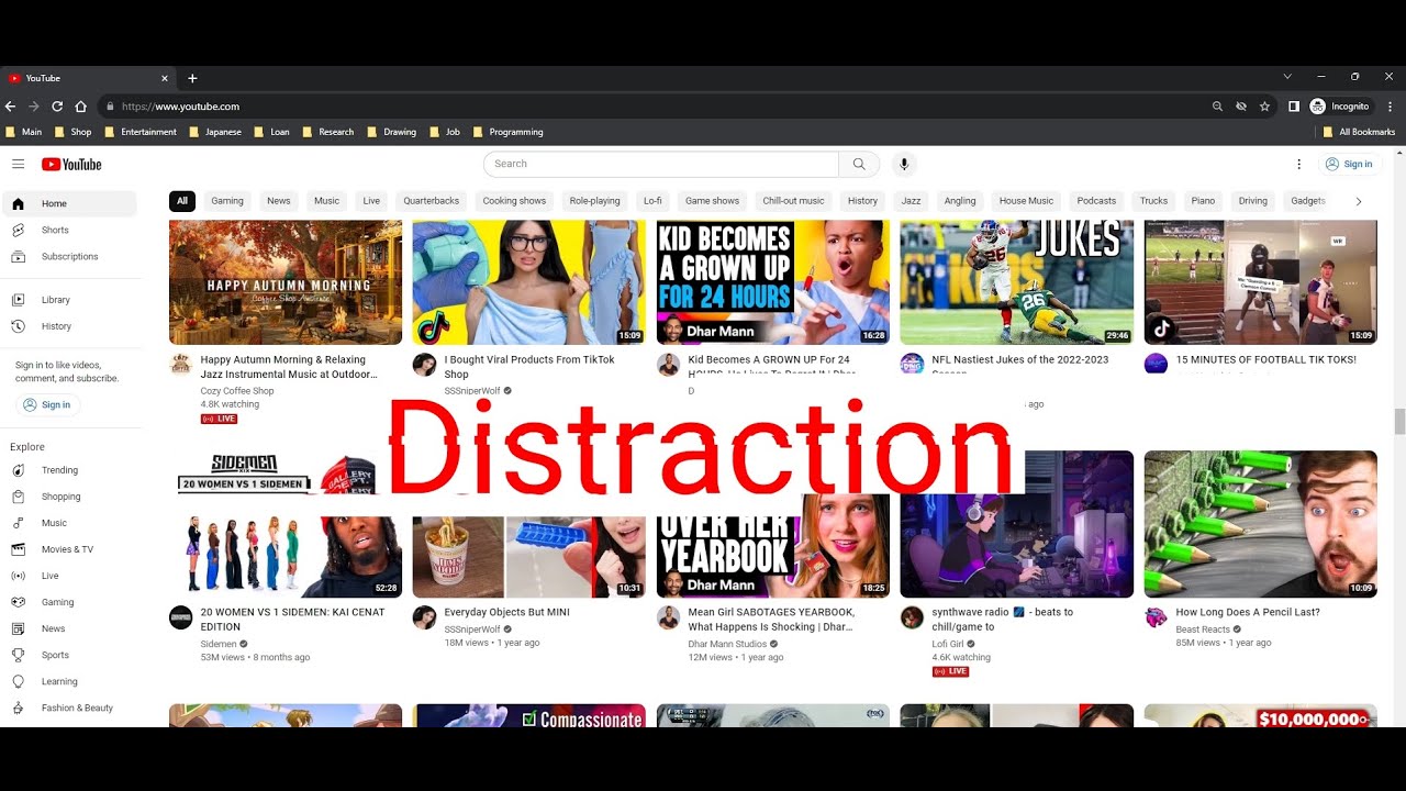 Google App Script to Remove Distractions for YouTube #appscript #html # ...