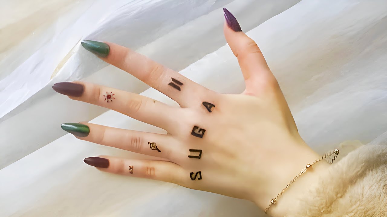 Unique BTS 💜Mehndi Design SUGA | SUGA Henna Tattoo Design 💥 - YouTube