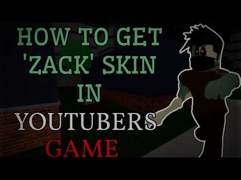 How to get ‘Zack’ Skin in Youtubers Game | Youtubers Game Piggy Fangame ...