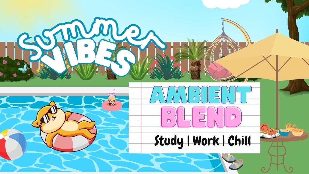 Summer Vibes, Pool, beach, Lofi, Relax, Happy, Good Vibes - YouTube