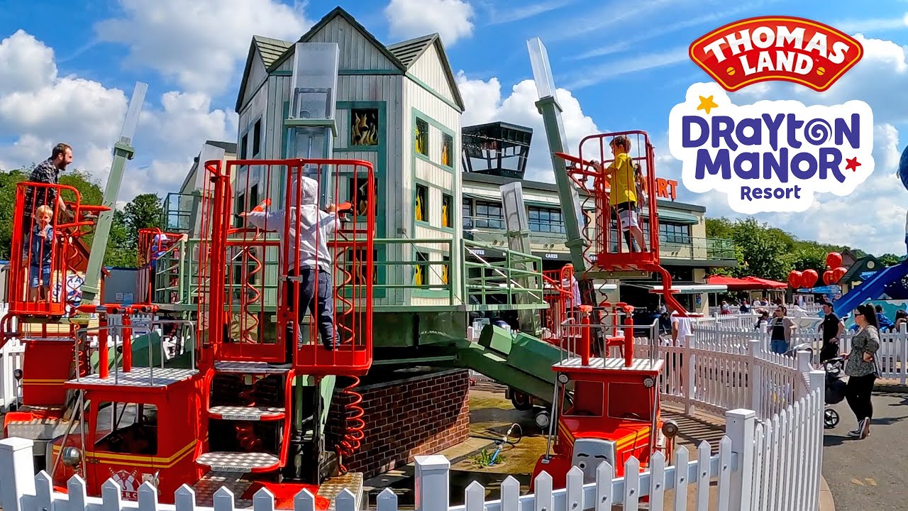 Flynn's Fire Rescue in Thomas Land at Drayton Manor (June 2022) [4K ...