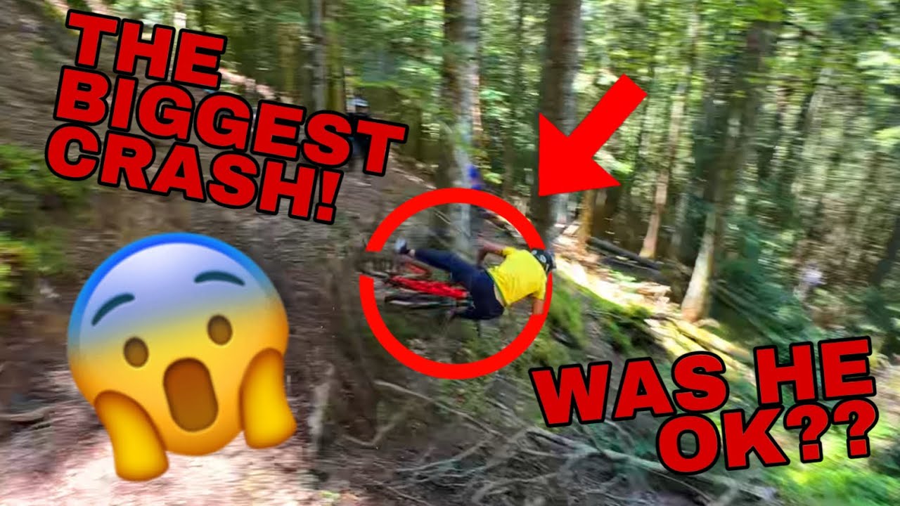 THE BIGGEST MTB CRASH EVER CAUGHT ON CAMERA??!! - YouTube