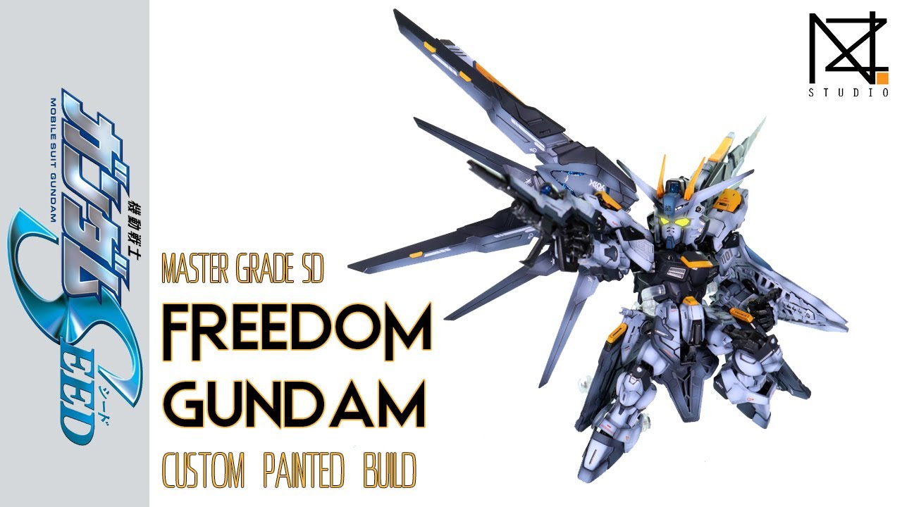 [Custom Painted Build] MGSD FREEDOM GUNDAM - YouTube