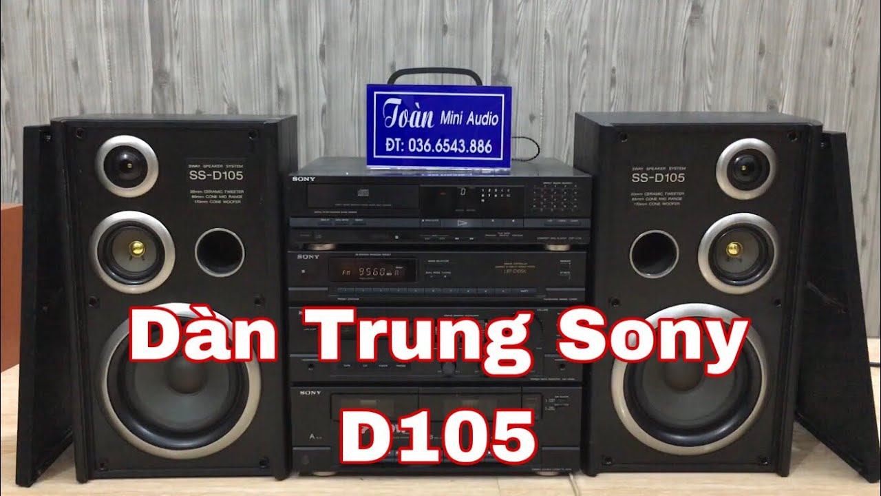 Dàn Trung Sony D105 - Giá cực shock 2Tr9 - LH 036.6543.886 - YouTube