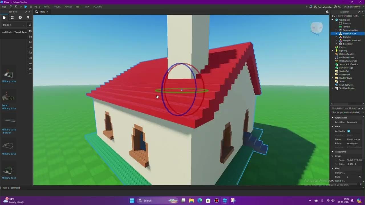 how to use roblox studio tutorial - YouTube