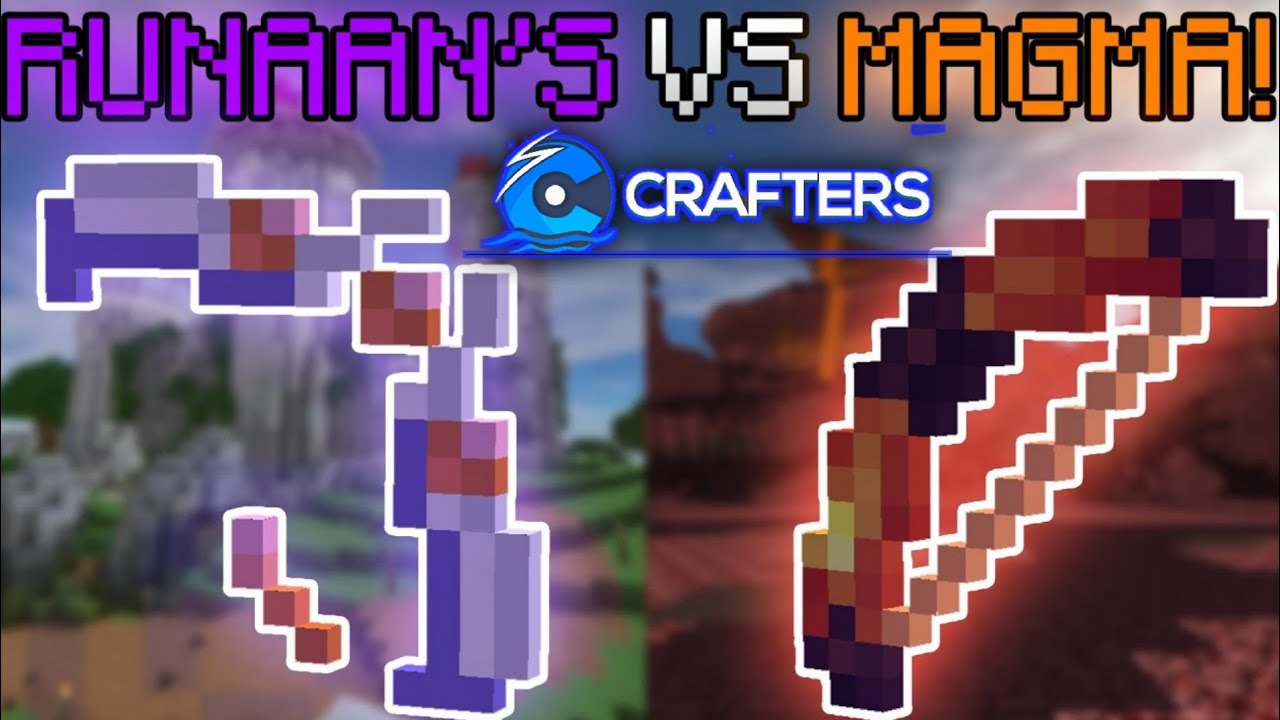 Runaan's Bow VS Magma Bow | which is better? | #crafters_skyblock - YouTube
