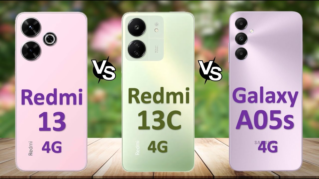 Xiaomi Redmi 13 Vs Xiaomi Redmi 13C Vs Samsung Galaxy A05s - YouTube