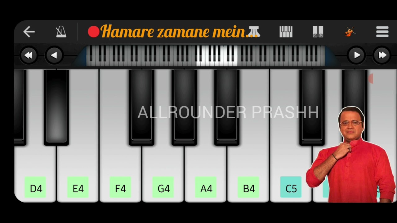 Bhide Hamare Zamane mein... Bgm on piano|Mandar Chandwadkar Bhide in ...