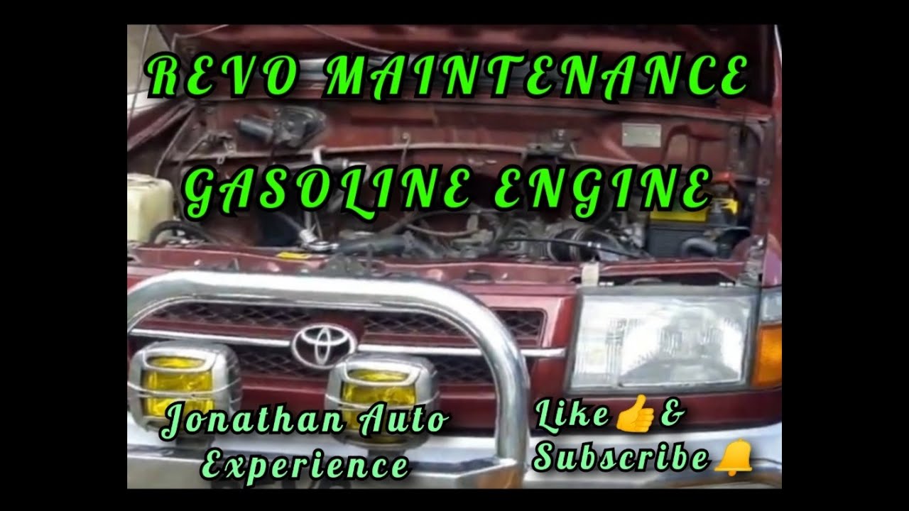Revo maintenance gasoline engine - YouTube