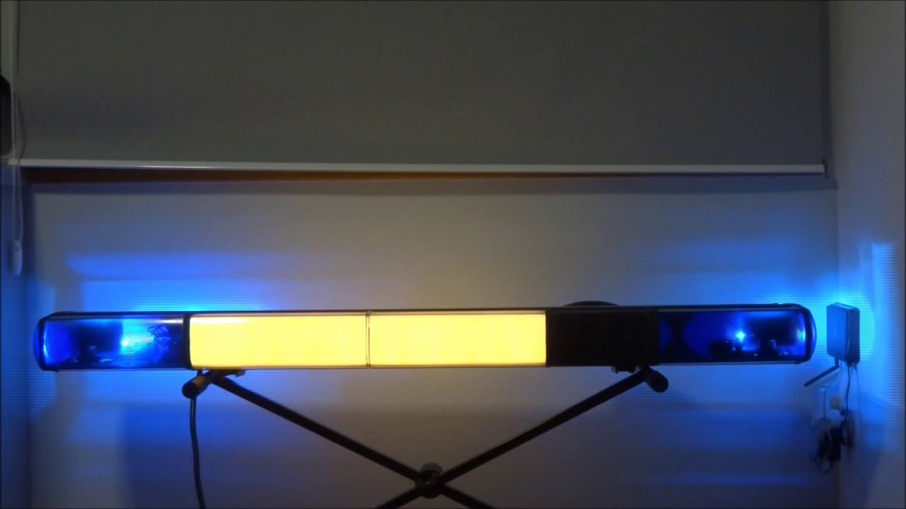 Federal Signal VAMA P8000. Belka sygnalizacyjna - obrotowa. - YouTube