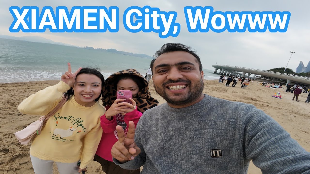 Famous Beach in XiaMen Fujian, China 🇨🇳 | Hindi travel vlog with ...