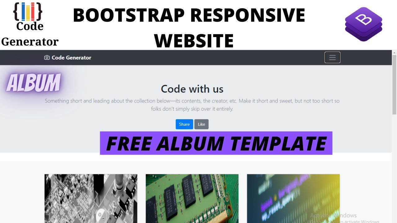 Responsive Free Bootstrap Template Bootstrap Code Generator CG Responsive Free Bootstrap Template Bootstrap Code Generator CG