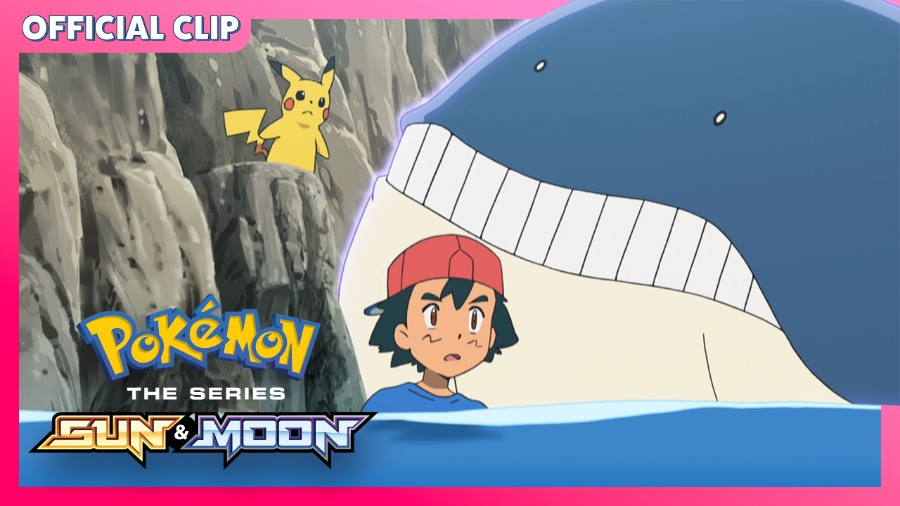 Wailmer is stuck! | Pokémon the Series: Sun & Moon | Official Clip ...