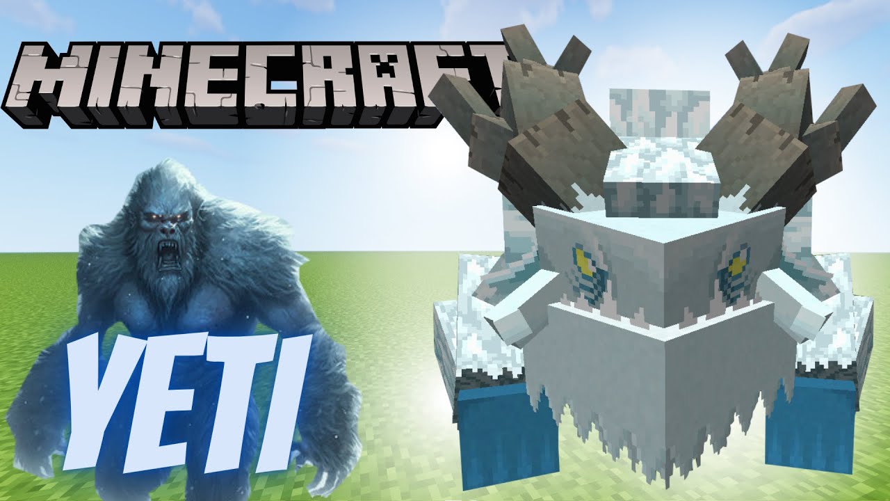 BIG YETI, very scariest mod in Minecraft - YouTube