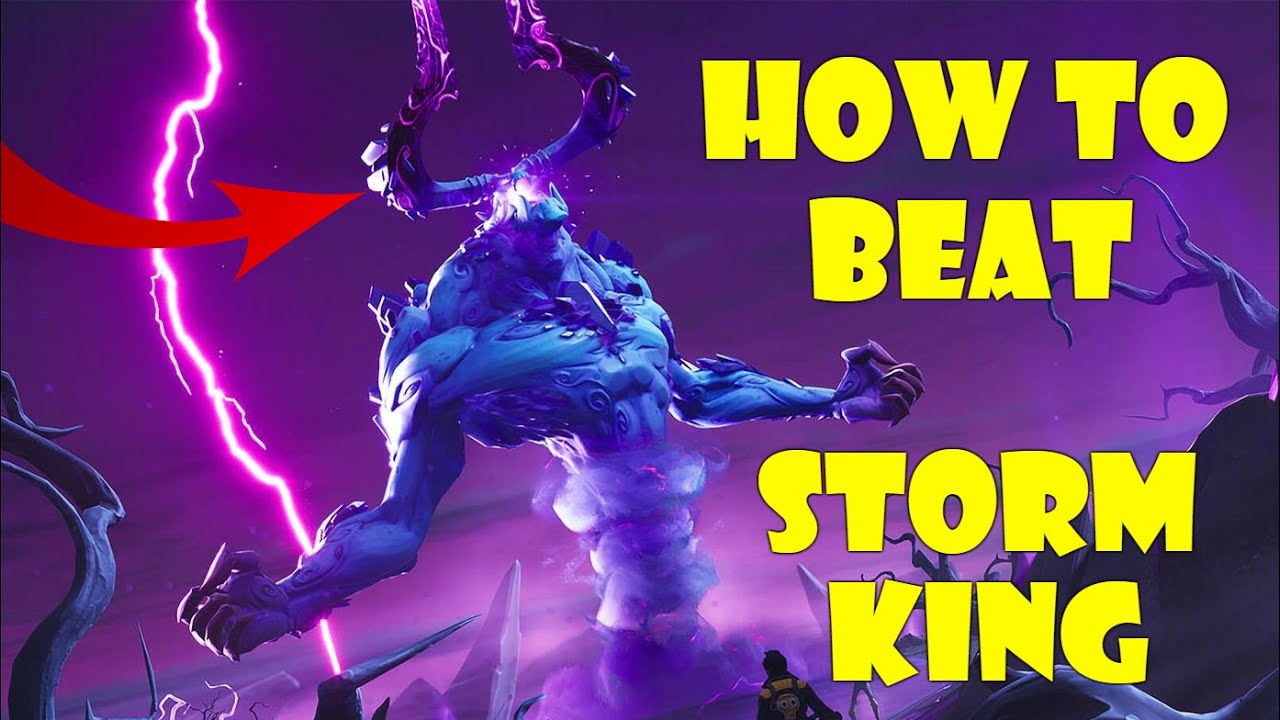 How to Beat the Storm King in Fortnite (Fortnitemares 2019) - YouTube