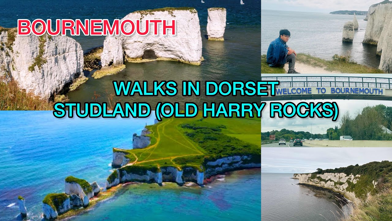 A DAY TRIP TO Beautiful Bournemouth in Dorset, ENGLAND| Old Harry's ...