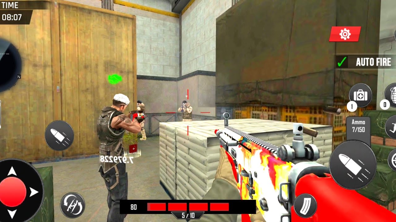 Gun Offline Strike : PvP Multiplayer FPS Game 3D: - Android GamePlay #1 ...