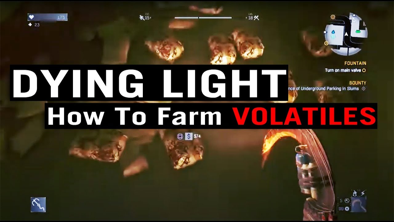 DYING LIGHT - How To Farm Volatiles in Old Town - YouTube
