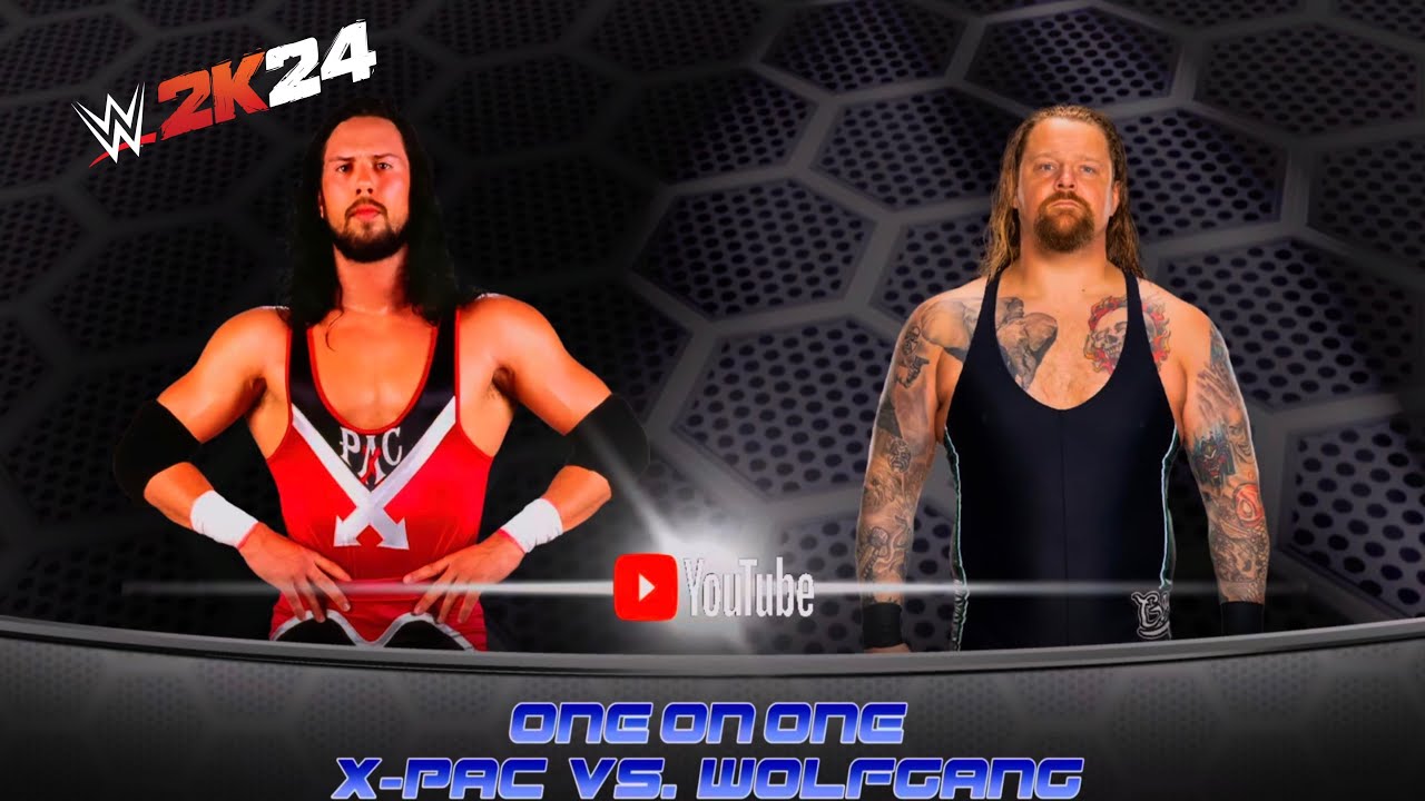 WWE 2K24 SIMULATION: X-PAC VS. WOLFGANG | Normal Match - YouTube