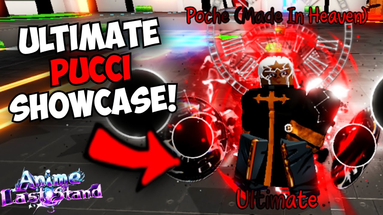 New ULTIMATE PUCCI (MADE IN HEAVEN) Avatar Showcase in Anime Last Stand ...