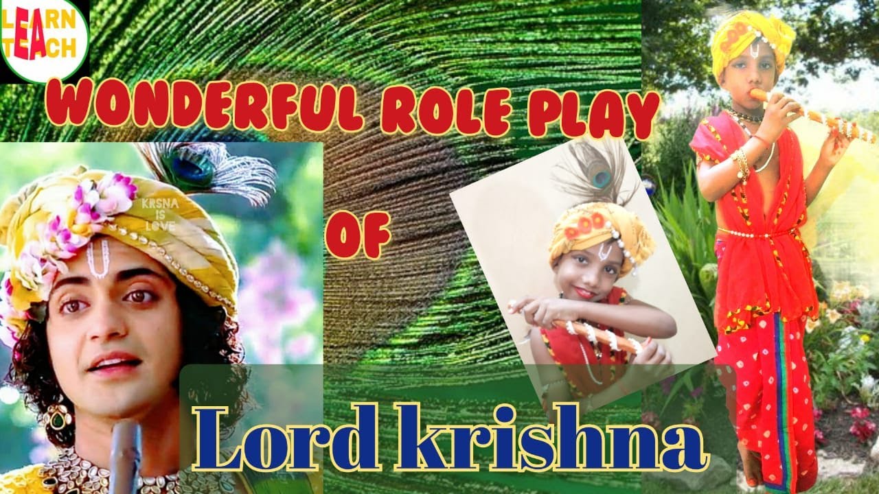 Lord Krishna Role Play in English/Janamashtami Special/Fancy Dress Idea ...