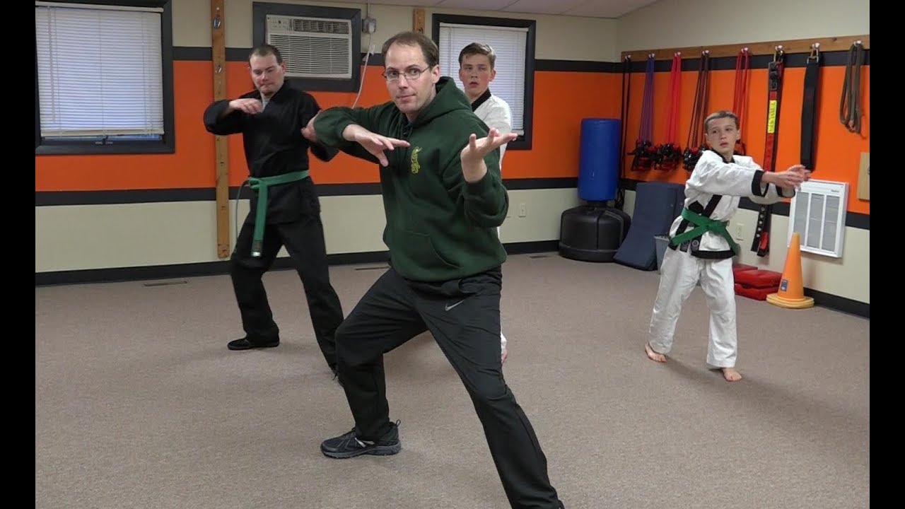 Defending Crane Part 3- Martial Arts Kata - YouTube