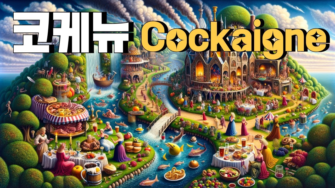 중세 유럽인들의 《코케뉴 (Cockaigne)》 - YouTube
