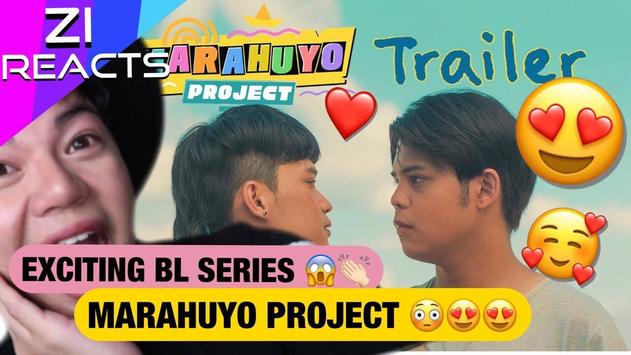 MARAHUYO PROJECT TRAILER REACTION | PROMISING BL SERIES 🥰 ️ | ZI REACTS ...