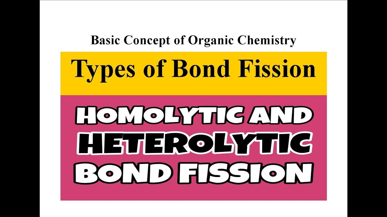 Types of Bond Fission-Homolytic & Homolytic fission in Organic ...