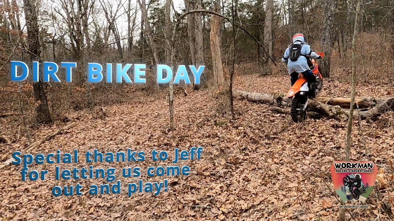 Dirt Bike Day at Jeff Lappe's - great harescramble training loop # ...
