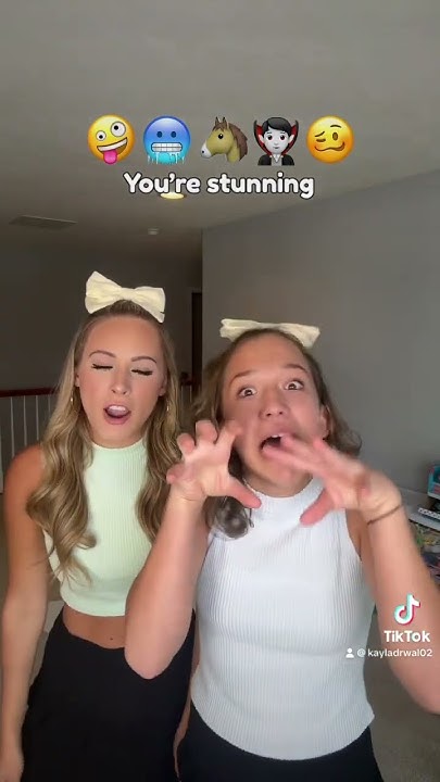 “YOU’RE STUNNING” emoji acting challenge 🙈😱 #shorts - YouTube