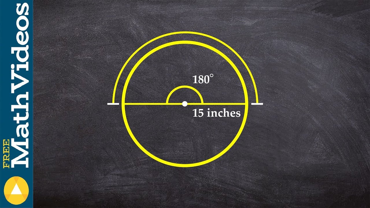 Using arc length formula to find the values for a circle - YouTube