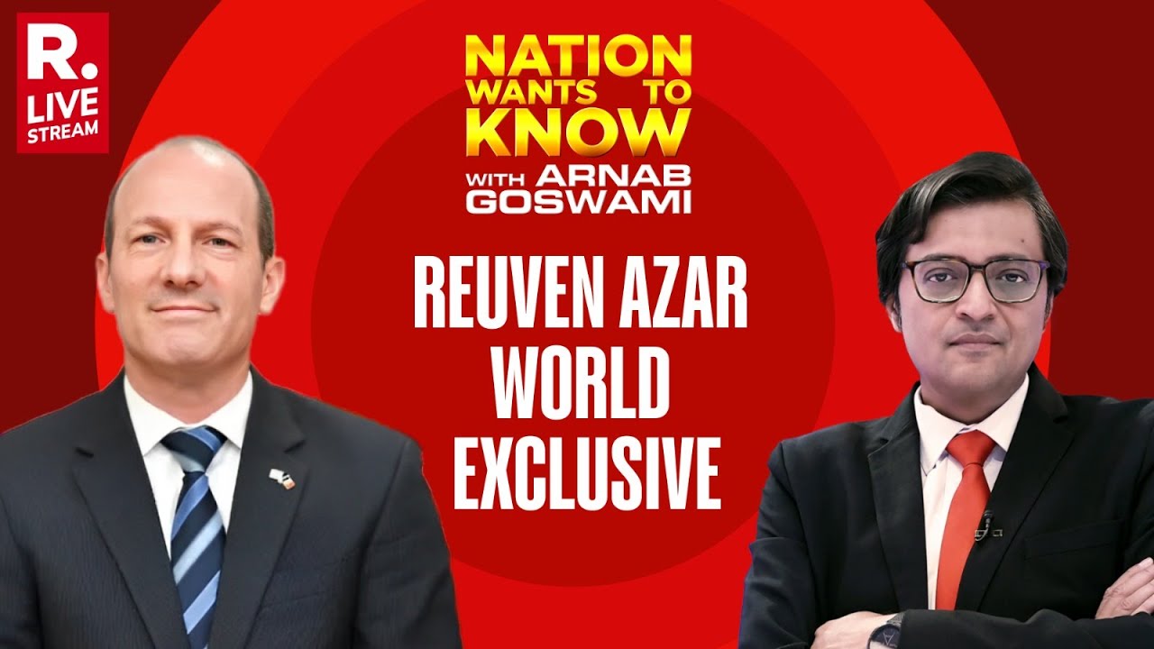 LIVE Israeli Envoy To India Reuven Azar World Exclusive With Arnab ...