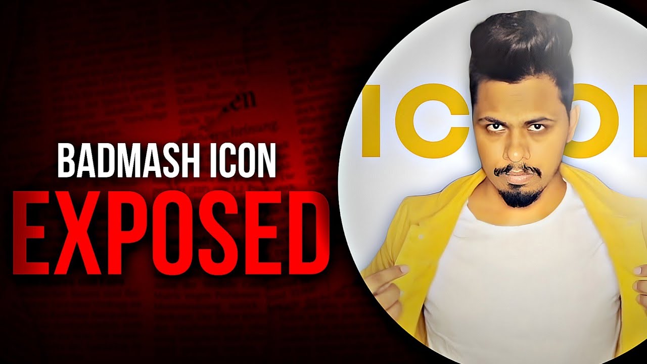 Badmash Icon STEALING CONTENT From Small YouTubers! - YouTube