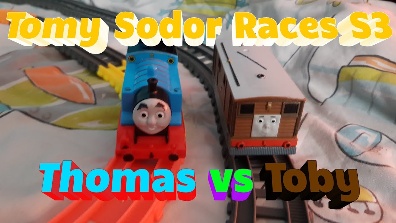 Tomy Sodor Races: Thomas vs Toby S3 Round 1, Race 1! - YouTube