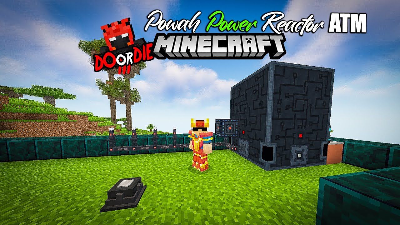 Minecraft (Powah max Energy REACTOR) DO OR DIE - YouTube