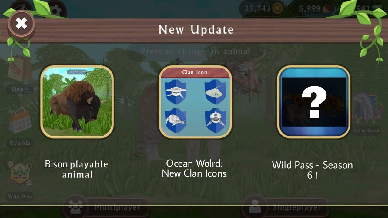WildCraft Update (Season 6): New Clan Icons for Ocean World ! # ...