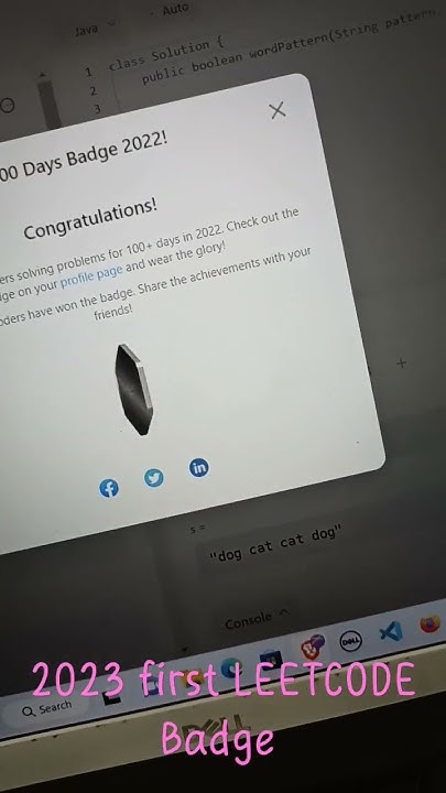 2023 Leetcode First Bage | 100 Days Badge 2022 | Motivation | Leetcode | theboomguy - YouTube