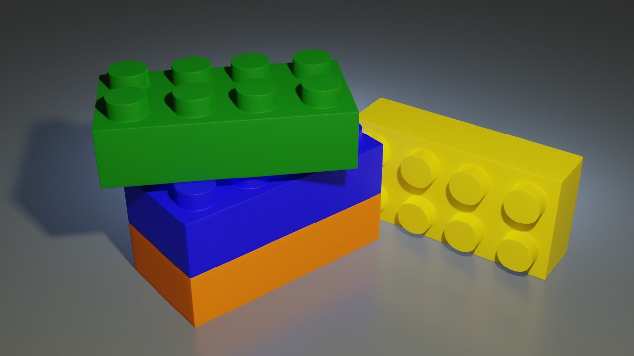 Legostein erstellen Blender Tutorial - YouTube