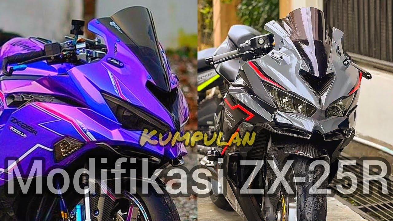 galeri modifikasi Kawasaki ZX-25R🔥 4cylinder terganteng!?🚀 - YouTube