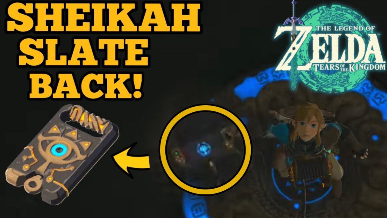 The Sheikah Slate Is BACK!? Tears of The Kingdom NEW Trailer Detail ...