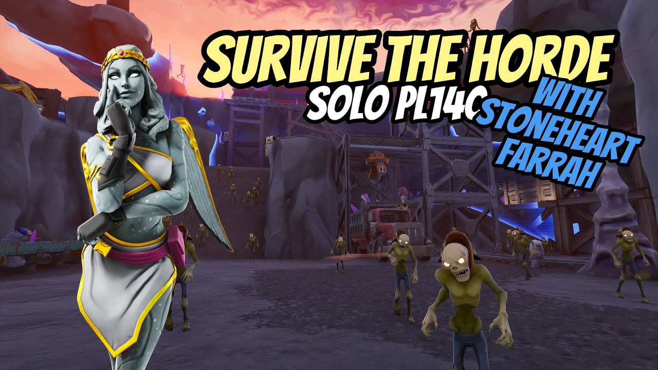 Survive the Horde with a Ninja - Solo PL140 - Save the World - YouTube