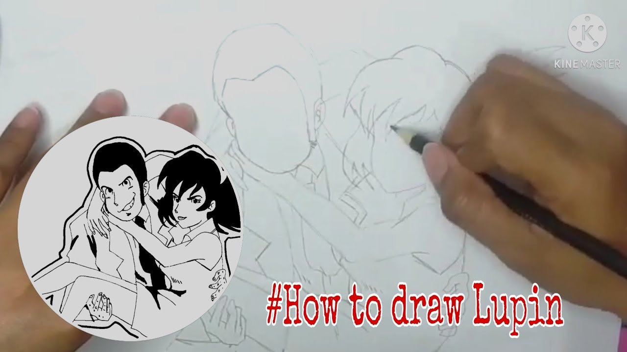 Lupin drawing for beginners #FastSpeed [Lei ANNime Art - YouTube