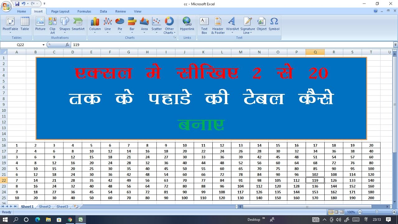 Microsoft excel instant multiplication table Excel Formula in excel ...