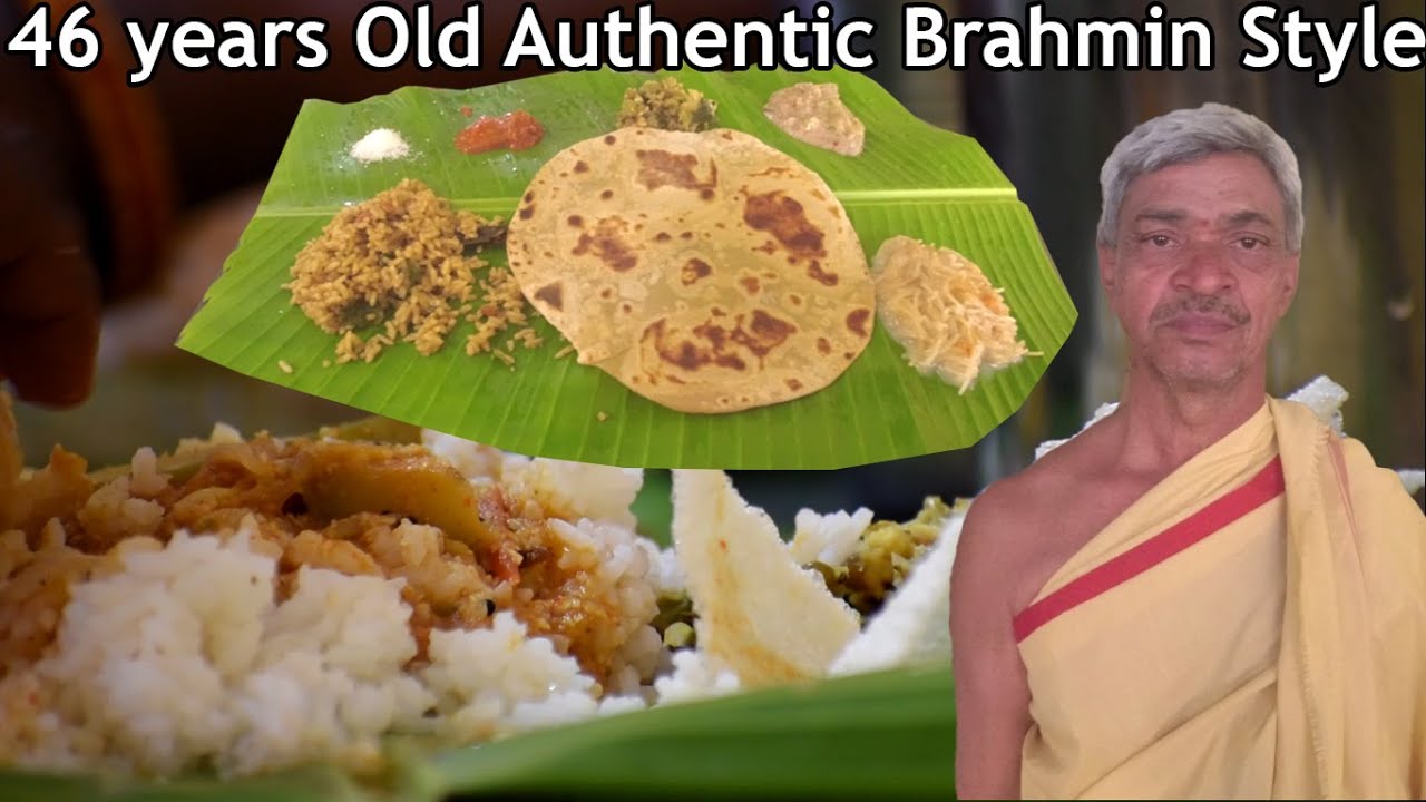 Inspiring Story of Priest Serving Meals | 46 Yrs Old Authentic Brahmin ...