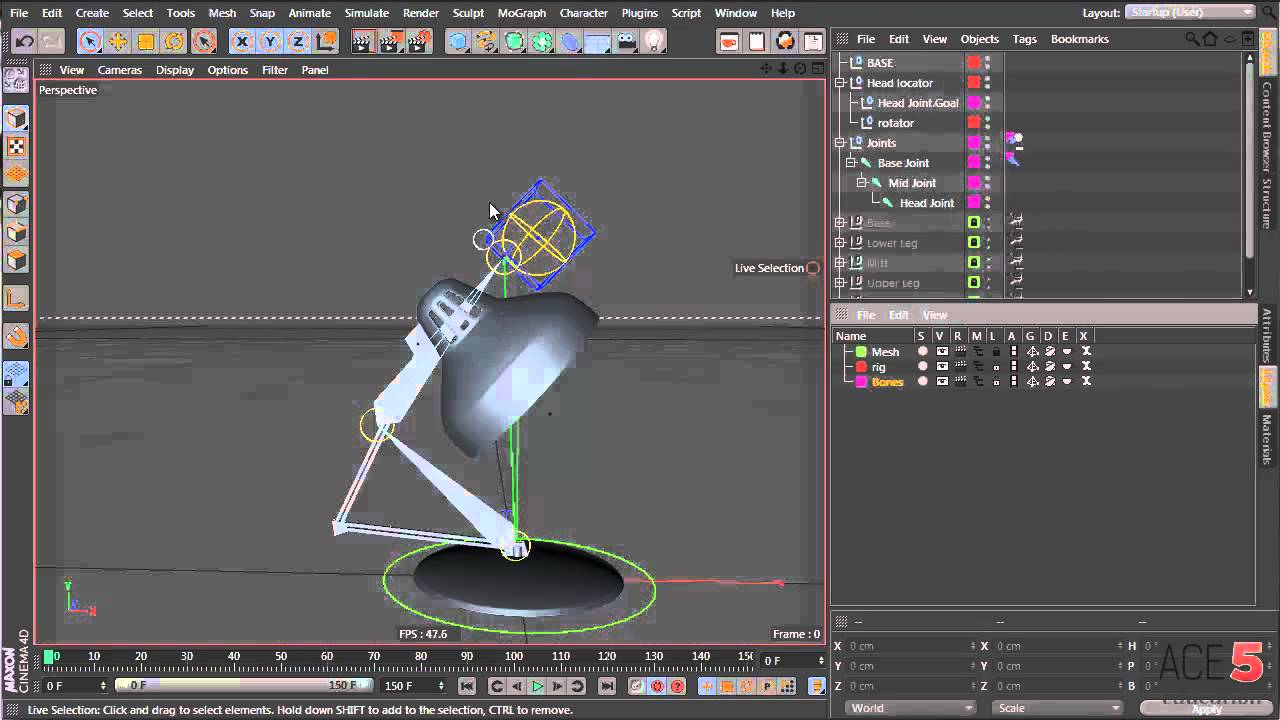 Tutorial: Jumping Lamp Amendment: Tackling Recent Changes to Cinema 4D - YouTube