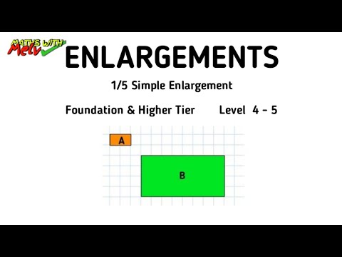 Simple Enlargements GCSE Maths Revision - YouTube