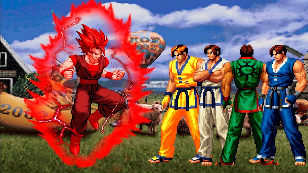 [KOF Mugen] Evil Goku vs Kim Kaphwan Team - YouTube